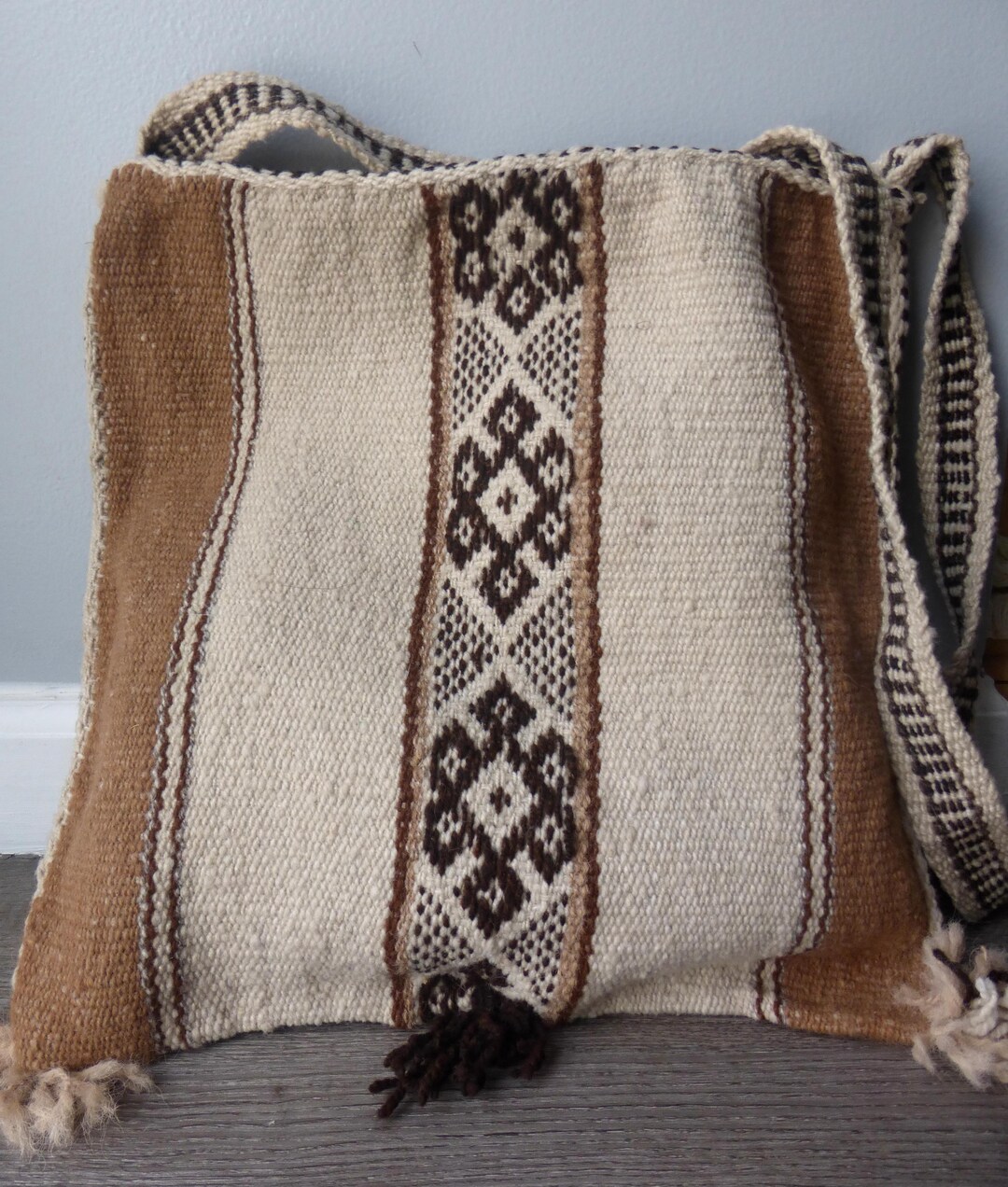 Peruvian Andean Shaman CHUSPA - Shoulder Bag - Made With Natural Wool ...
