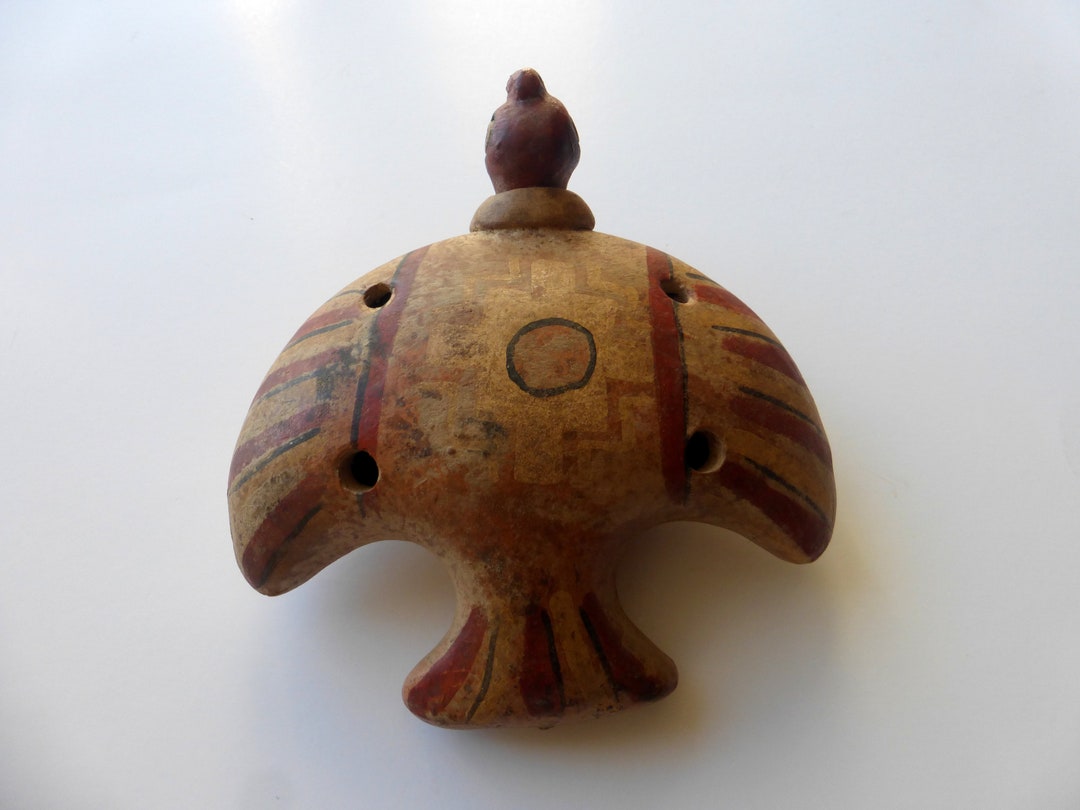 Peruvian Andean Ocarina - Collectible Wind Instrument Made of Clay - Etsy