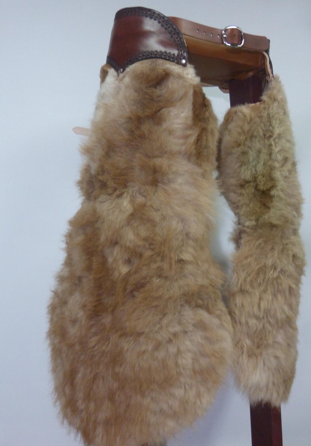 Woolly Chaps Shaggy Hair on Hide Woollies - Cowboy Batwing Style - Hand ...