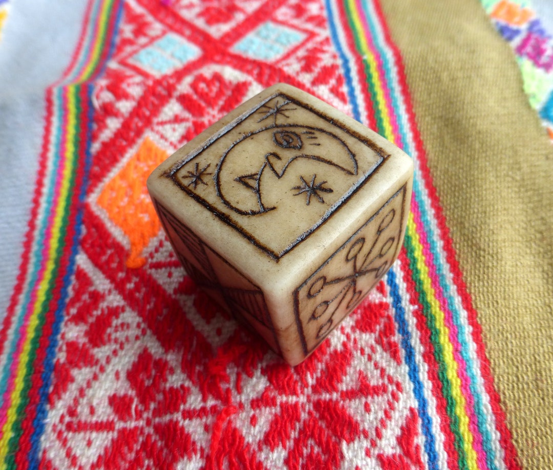 Andean Peruvian Dice "guion" Made of Caliza Stone - Old Inca Dice - Etsy