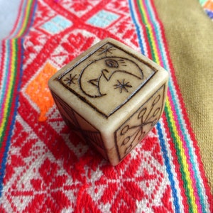 Andean Peruvian Dice "guion" Made of Caliza Stone - Old Inca Dice - Etsy