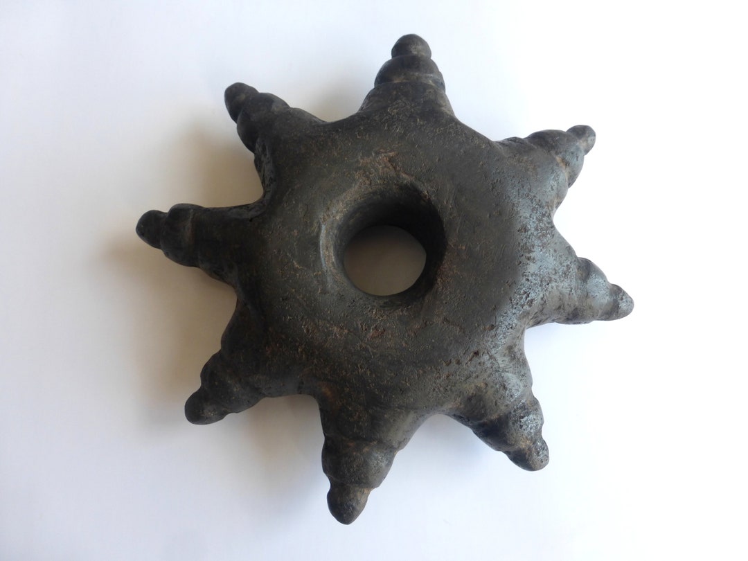 Andean Inca Style Star Shape Macana Chumpi Carved in Black - Etsy