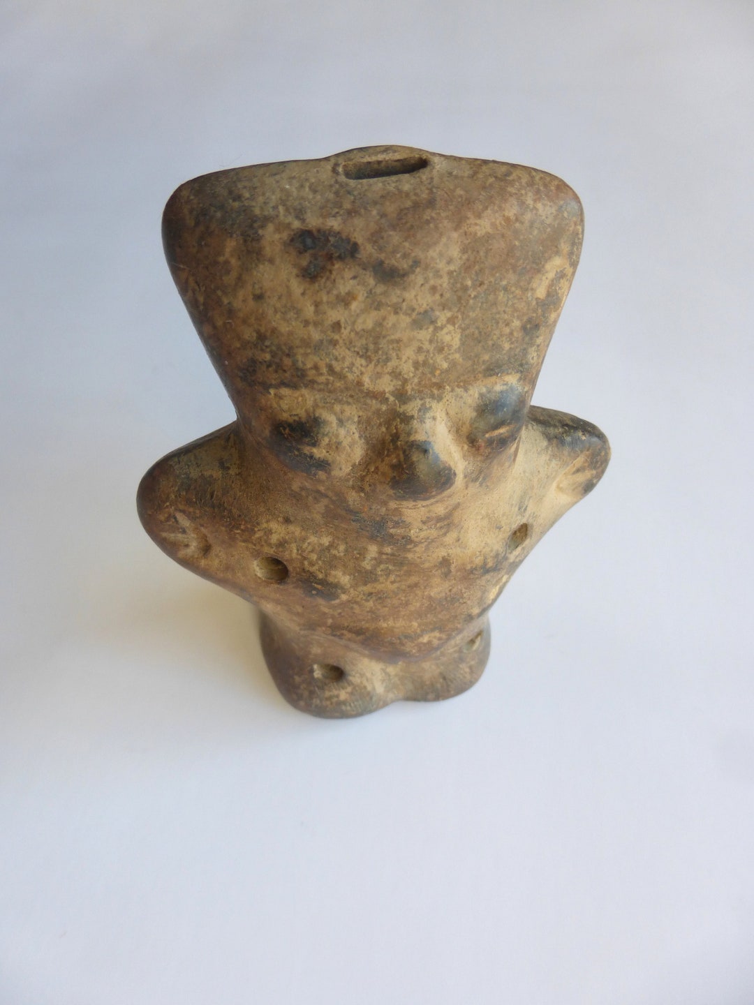 Peruvian Cuchimilco Ocarina - Collectible Wind Instrument Made of Clay ...
