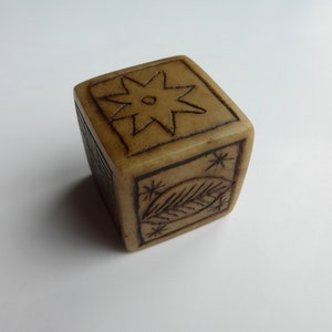Andean Peruvian Dice "guion" Made of Caliza Stone - Old Inca Dice - Etsy
