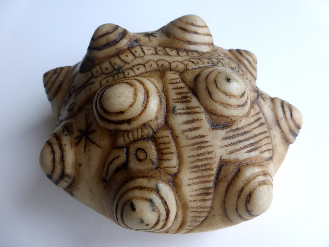 Andean Ceremonial 12 Apus (points) Chumpi Stone, Hand-carved on Caliza ...