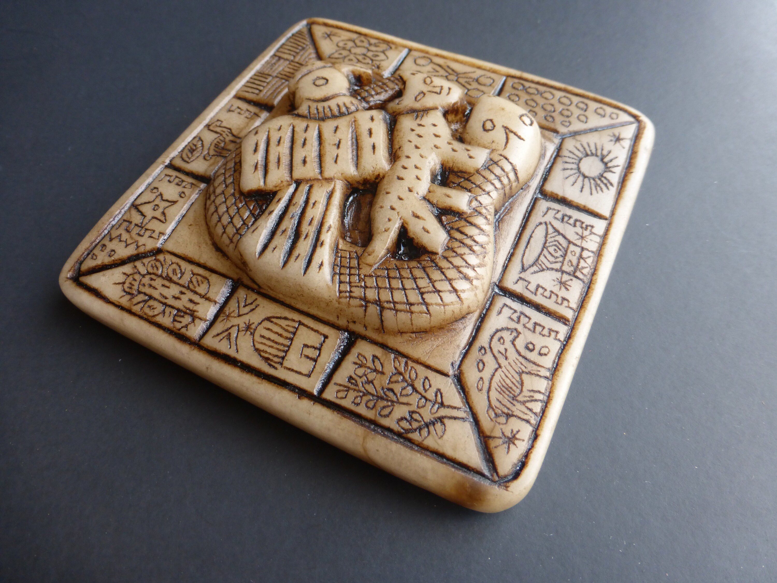 Peruvian Andean Hand-carved Inca's Calendar -caliza Stone- Andean ...
