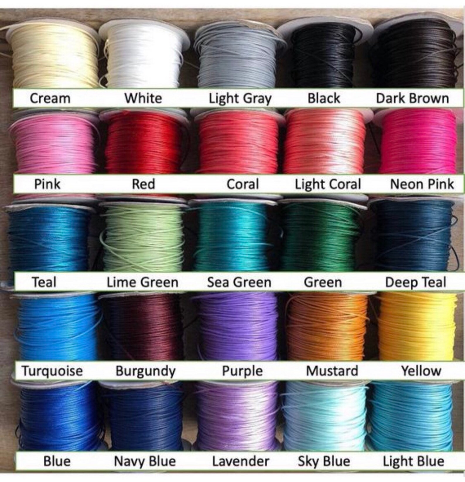 Pinellas Red String Anklet Waxed Cord Bracelet Beach - Etsy