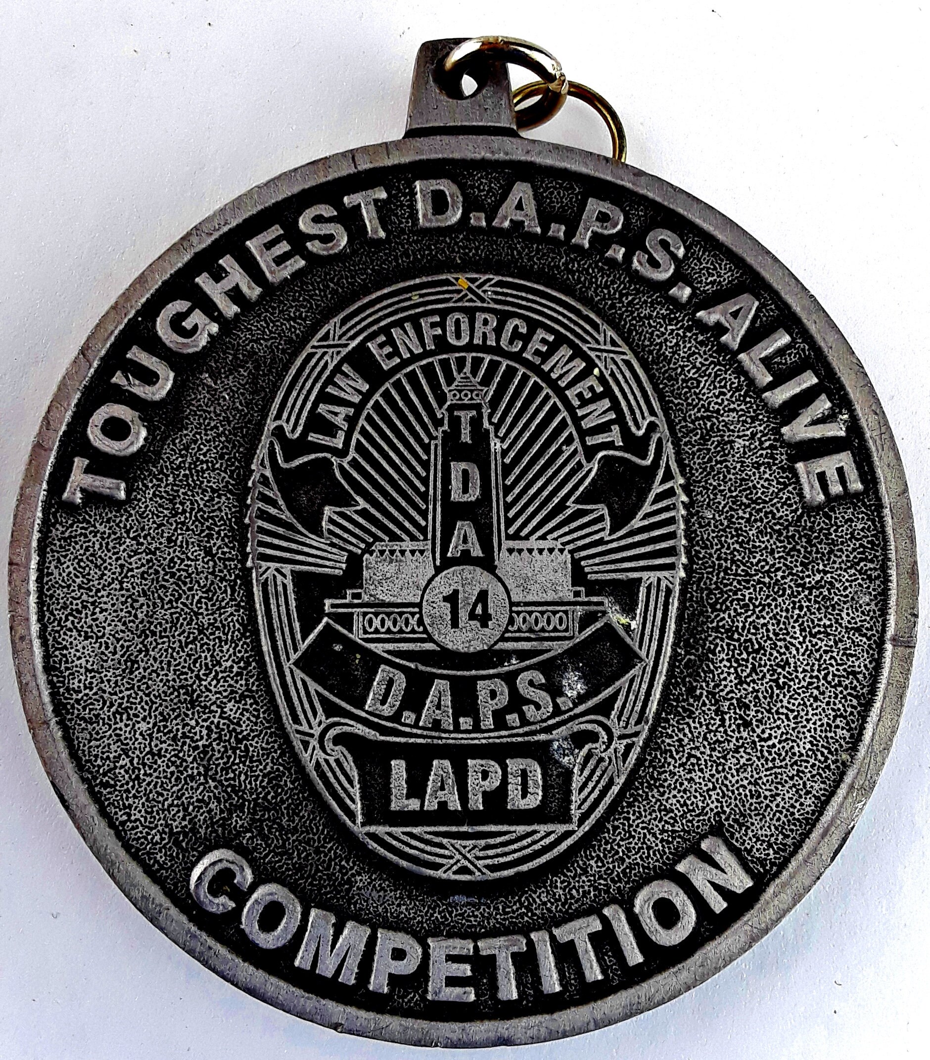 Lot of L.A.P.D. Medal Toughest D.A.P.S. Alive Competition & 1920's ...