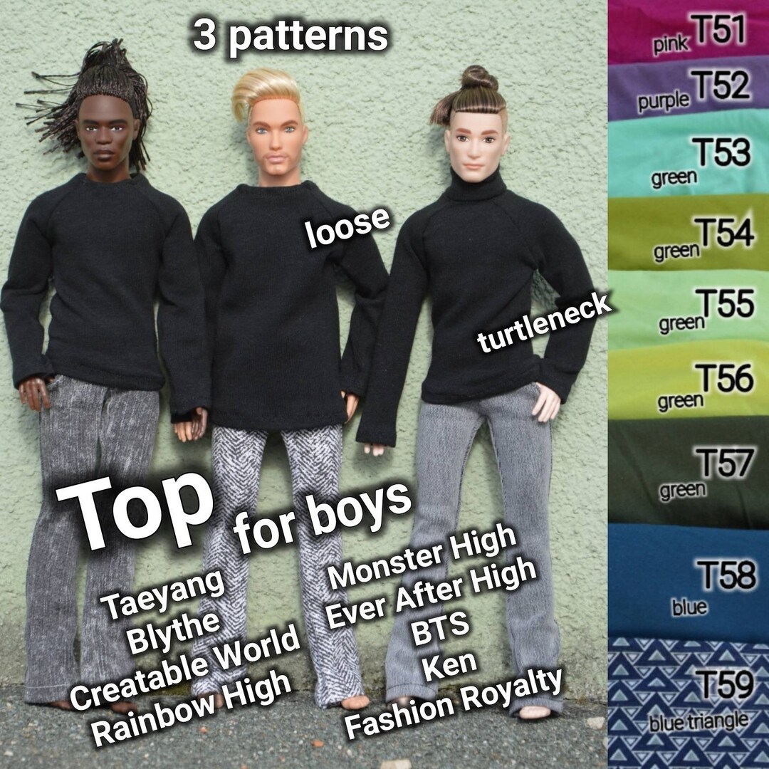 Top for Boys - More Types of Male Dolls - See Next Photo / + Muscular ...