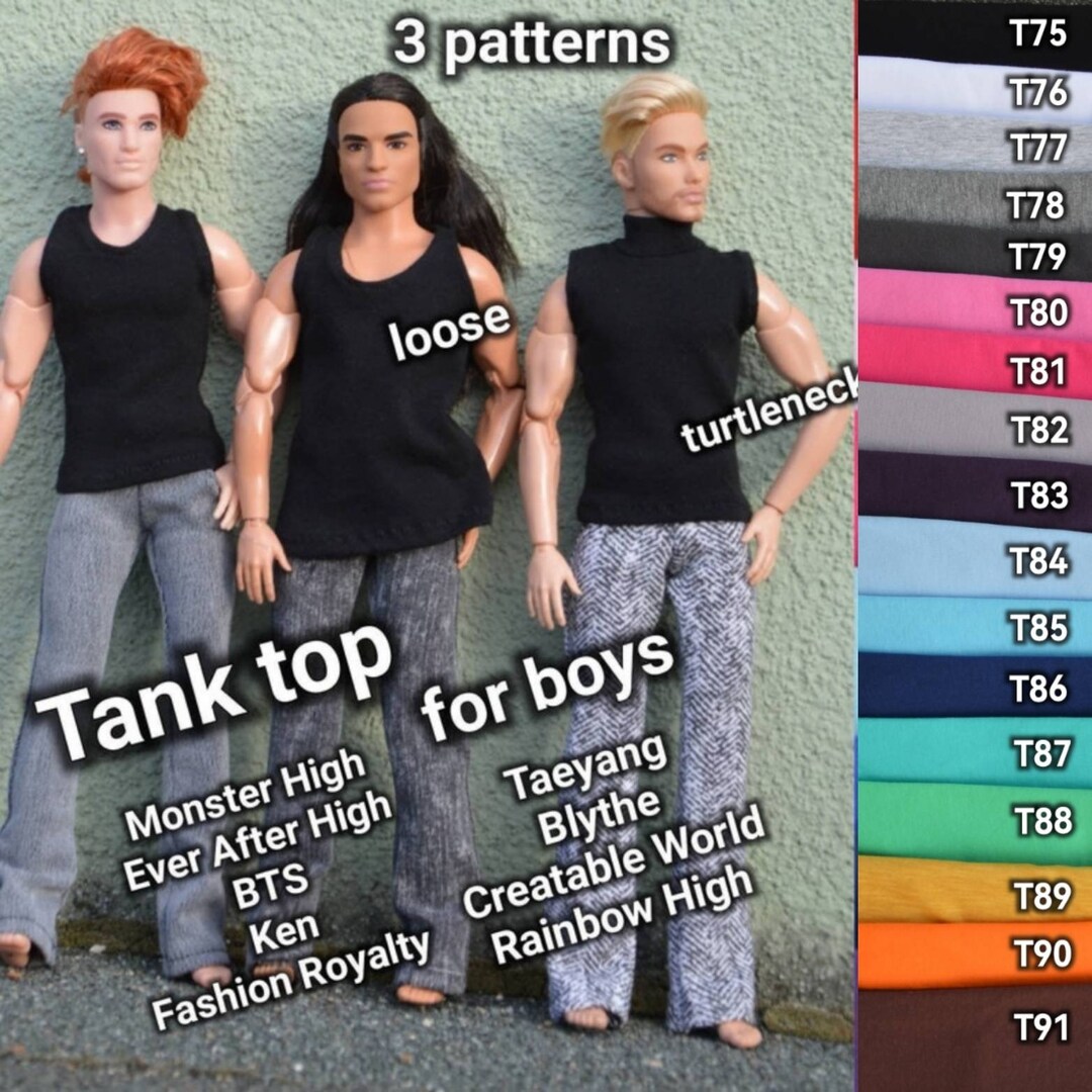 Tank Top for Boys - More Types of Male Dolls - See Next Photo ...