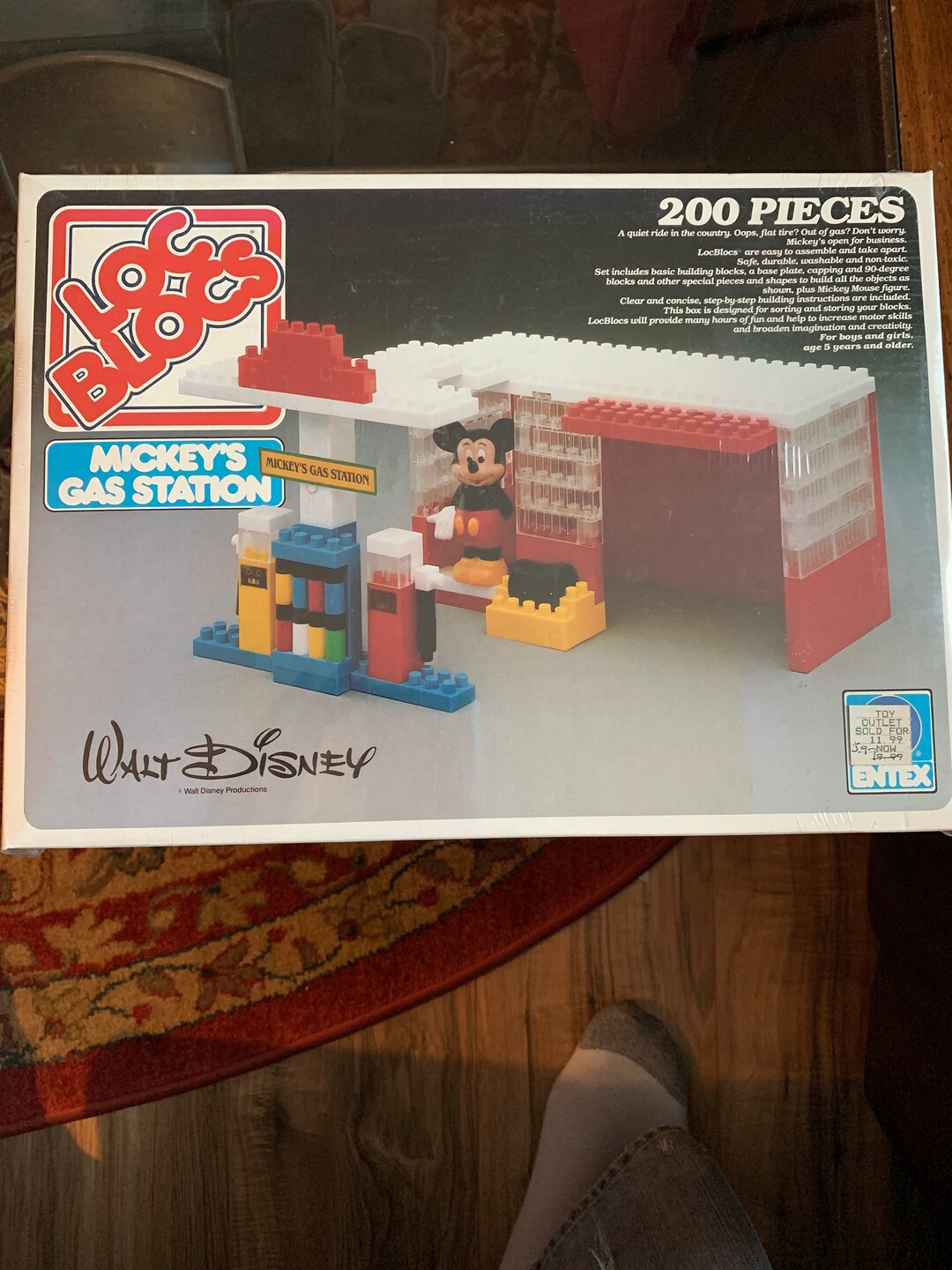Loc Blocs -mickeys Gas Station 200 Pieces Nib - Etsy
