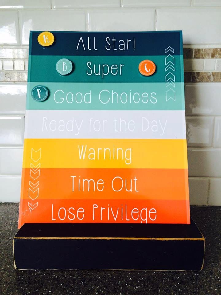 Printable Behavior Chart, Princess Watercolor DIY Kids Magnet Clip ...