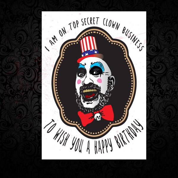 Captain Spaulding - Etsy