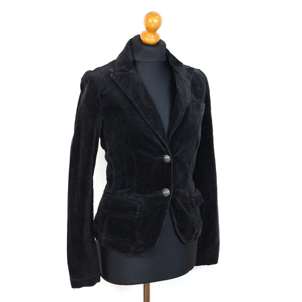 Black Velvet Jacket - Etsy