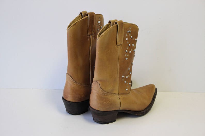 Cowboy Boots SENDRA Womens Kentucky Western Caramel Brown - Etsy