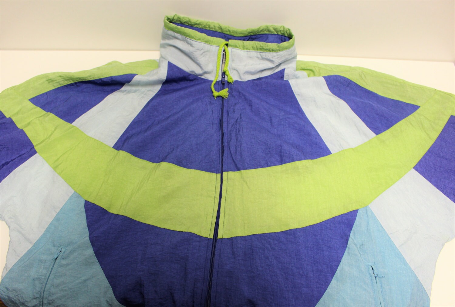 Colorful Windbreaker SHAMP Jacket Vintage 80s 90s Purple Green - Etsy