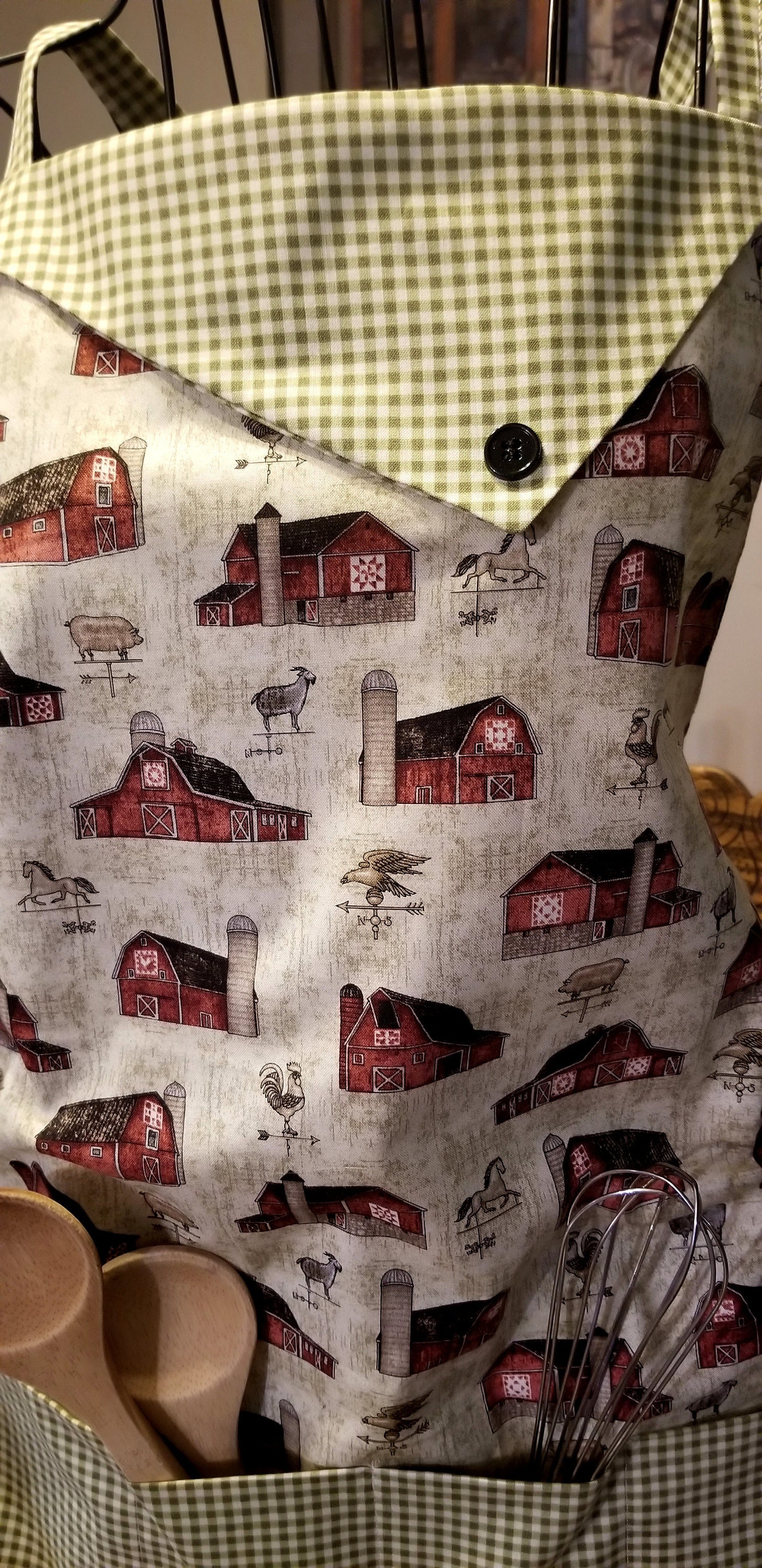 Farmhouse Apron Baking Apron Cooking Apron Craft Apron | Etsy