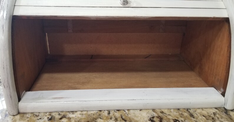 White Wooden Bread Box Farmhouse Charm. Country Cabinet - Etsy