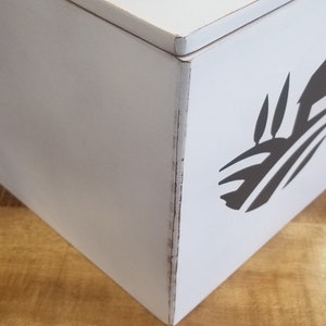 Farm Animal Wooden Boxes, White Kitchen Storage Boxes, Farmhouse Charm ...