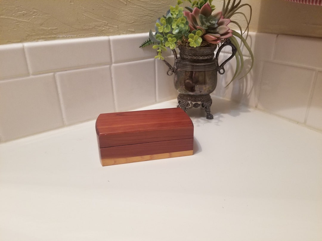 Men's Dresser Box, Men's Valet Box, Trinket Box, Cedar Box, Dresser ...