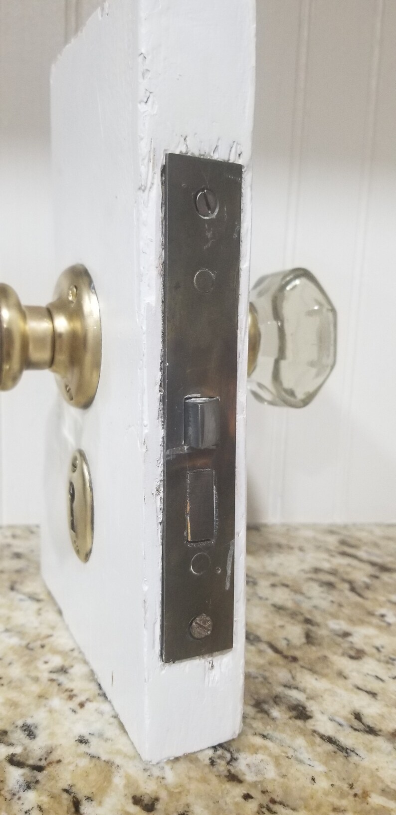 Right Swing Fancy Vintage Lock Set Mortise Lock With Glass - Etsy