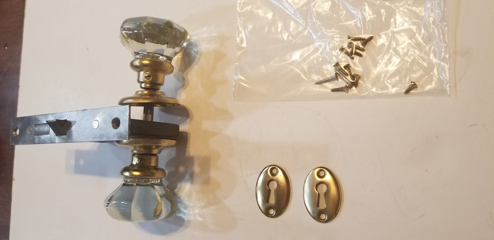 Right Swing Fancy Vintage Lock Set Mortise Lock with Glass | Etsy