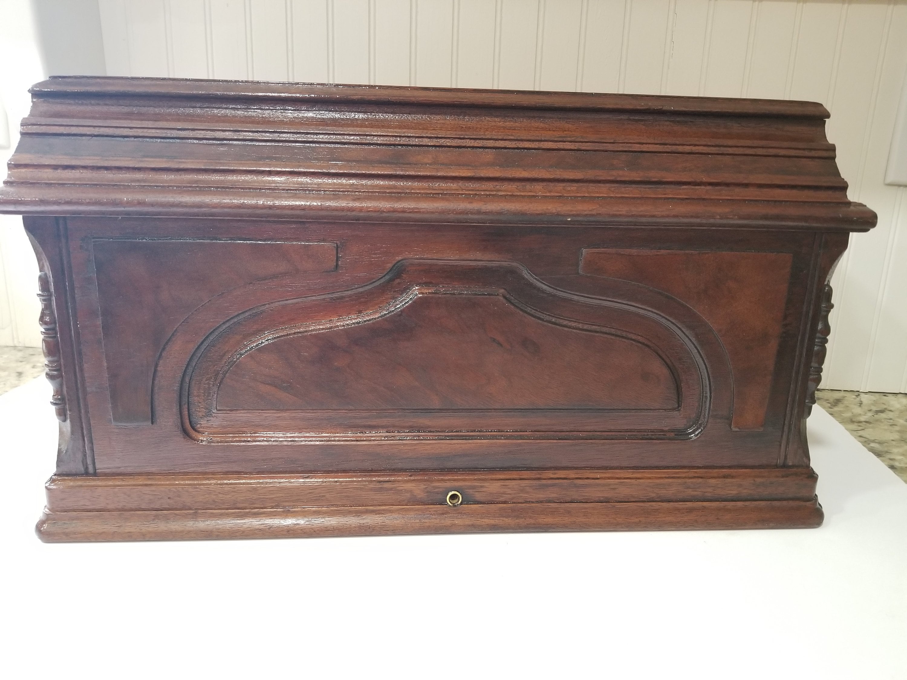 Vintage Wooden Treadle Machine Cover Box Vintage Sewing - Etsy