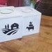 Farm Animal Wooden Boxes, White Kitchen Storage Boxes, Farmhouse Charm ...