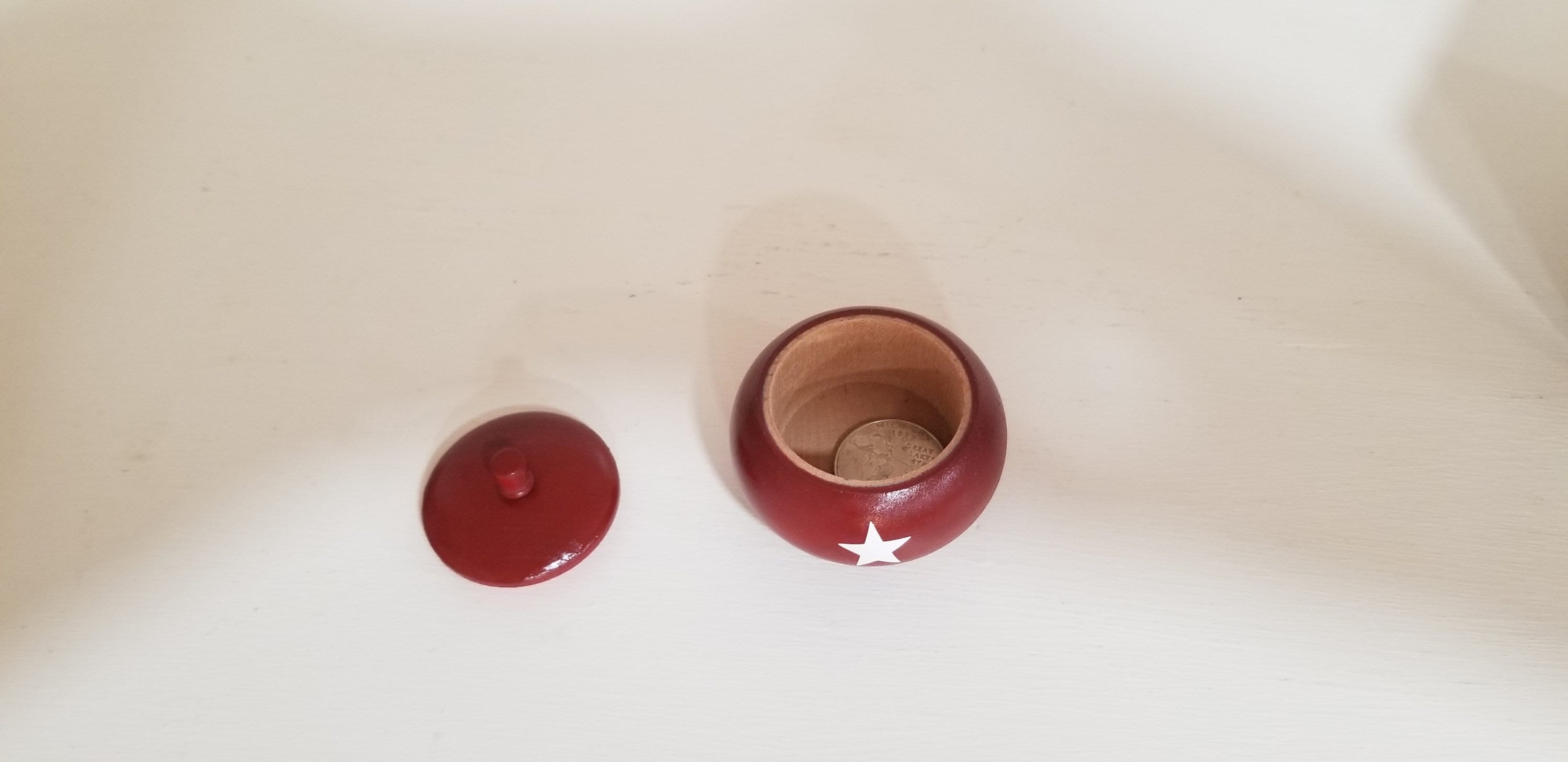 Miniature Wooden Pots With Lids Set of Tiny Wooden Pots | Etsy