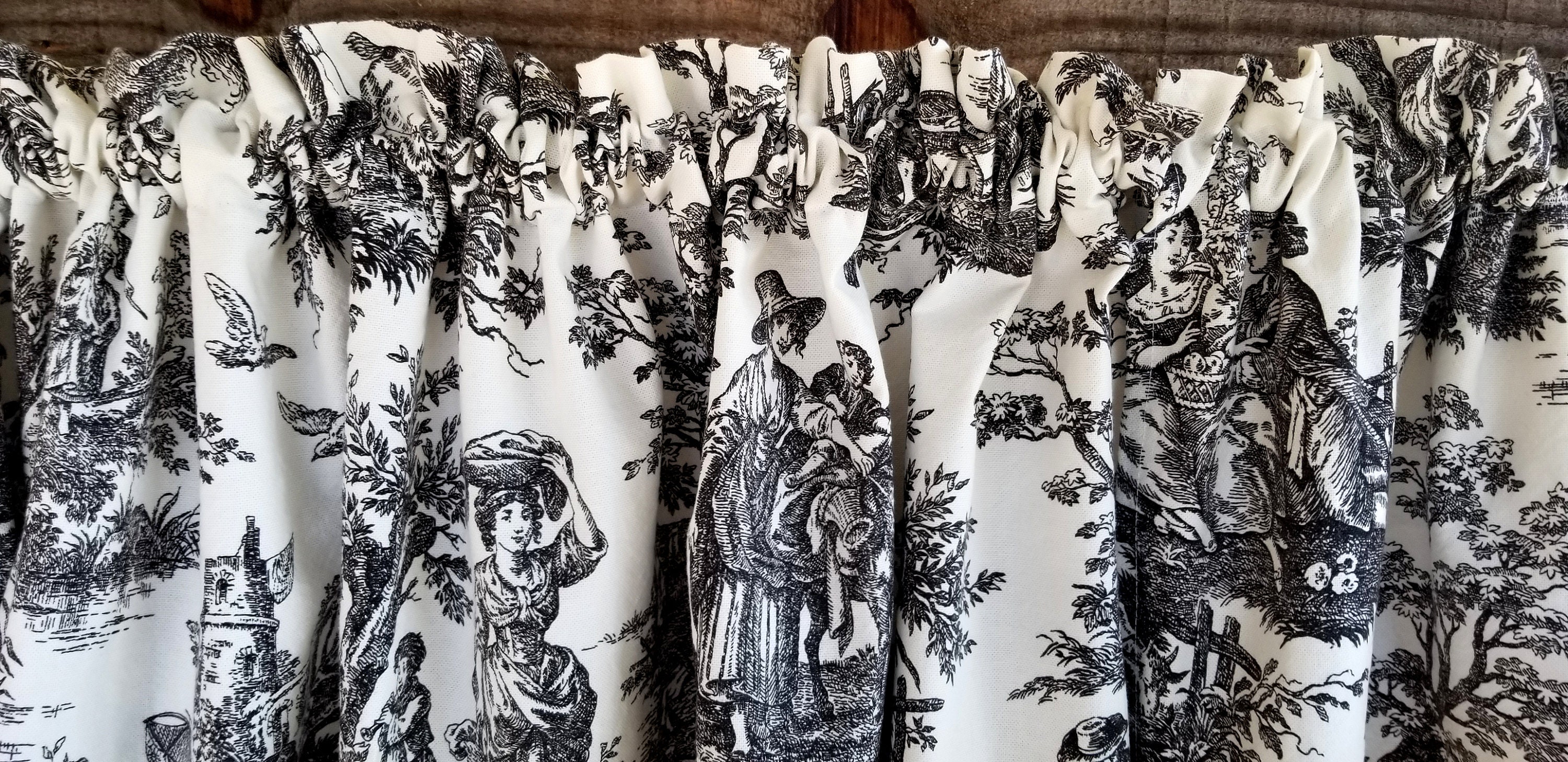 Colonial Style Country Curtain Cotton Country VALANCE 52" Long for ...