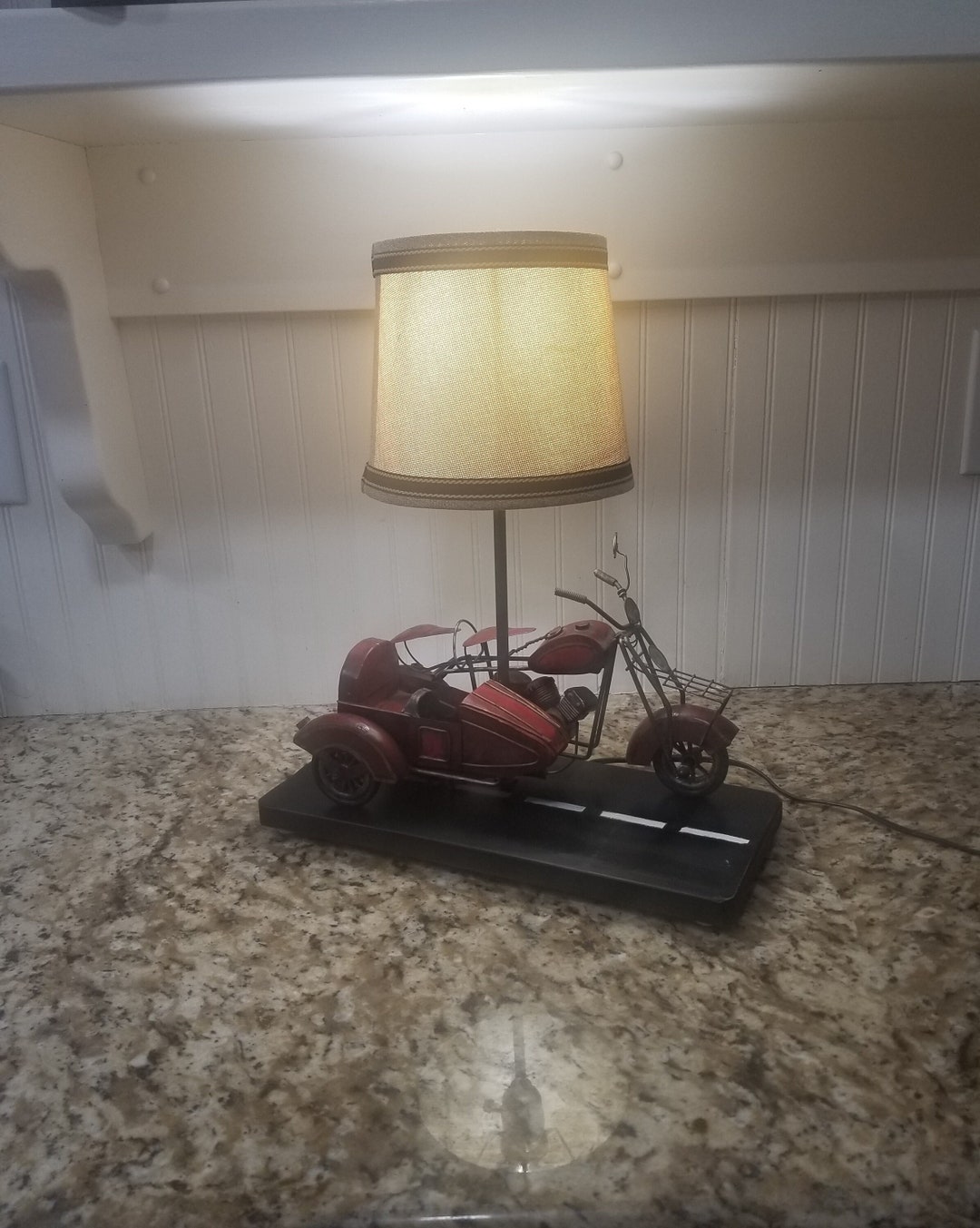 Vintage Motorcycle Lamp, Man Cave Decor, Men's Gift, Motorcycle ...