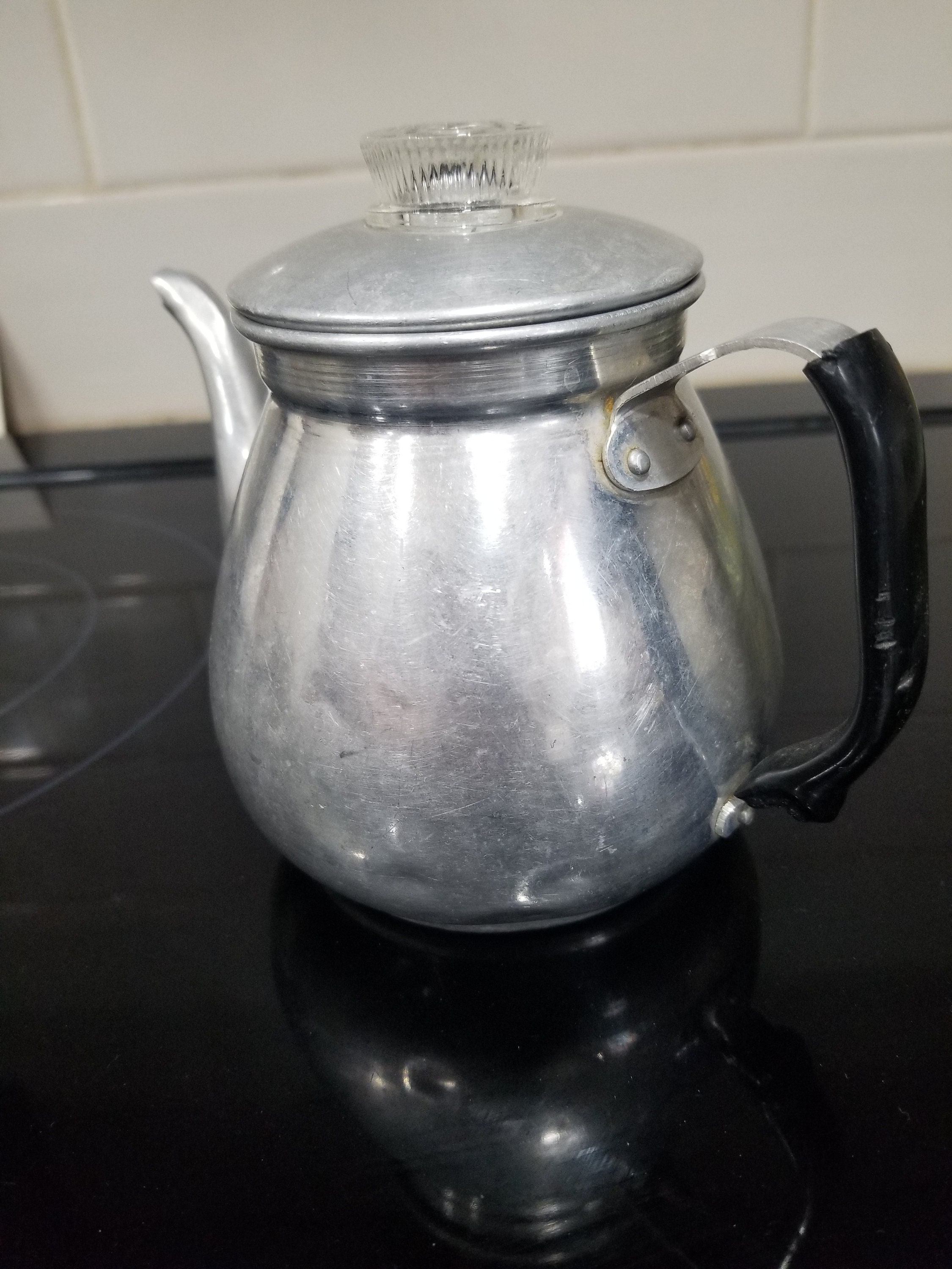 Vintage Aluminum Coffee Pot Coffee Percolator Single Serving - Etsy