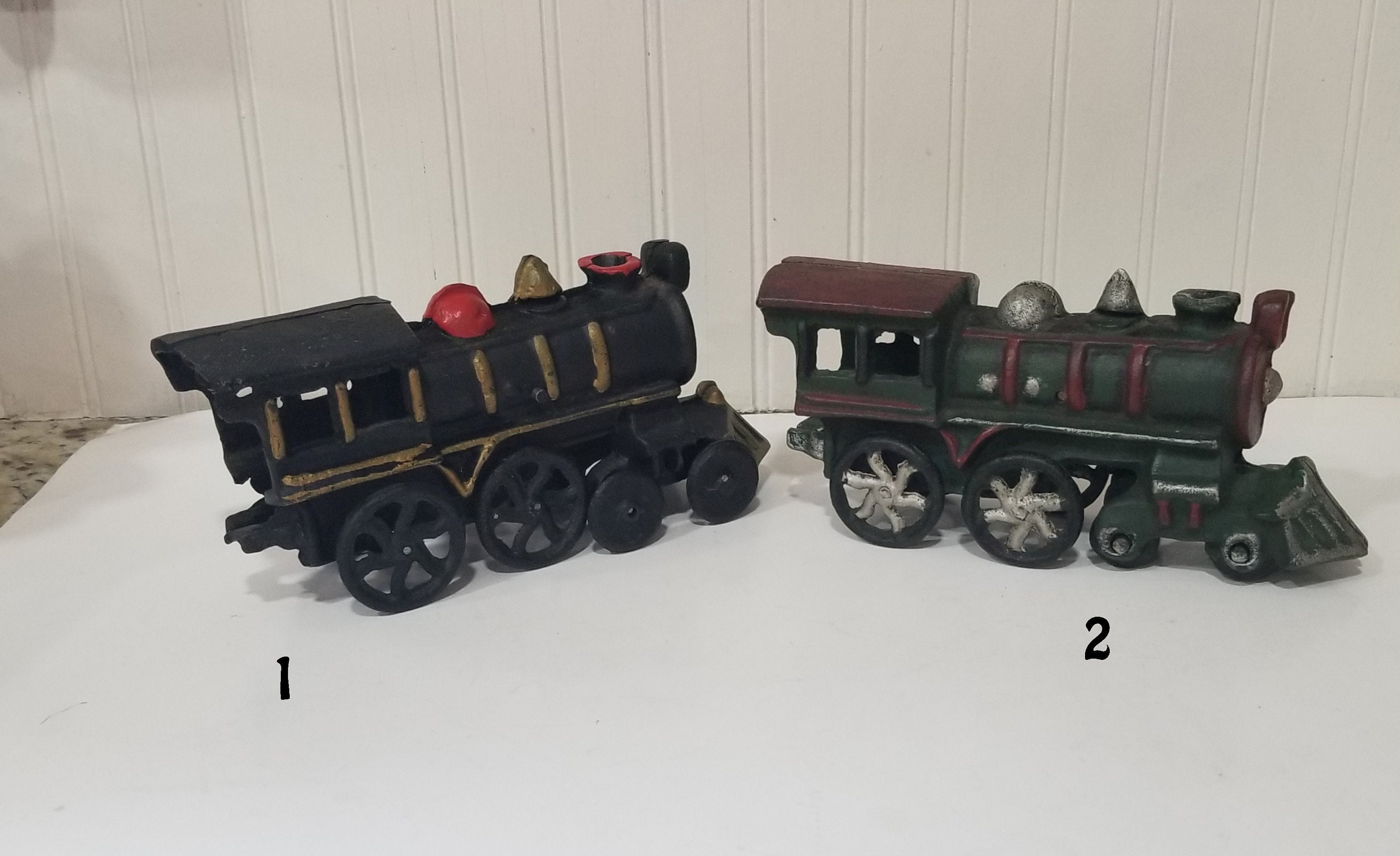 Vintage Metal Train Car Cast Iron Train Engines Vintage Toy - Etsy