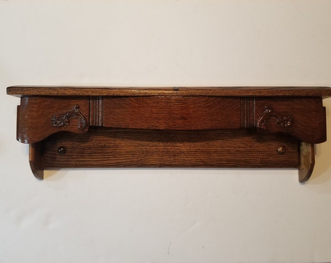 Unique Victorian Shelf 2, Carved Shelf, Shelf With Hidden Compartment ...