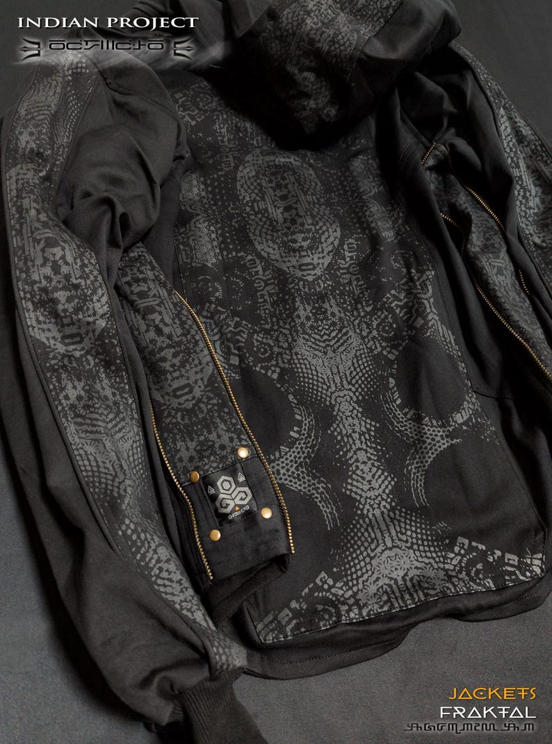 FRAKTAL Jacket Alternative Clothing Goa Trance Psytrance Festivals ...