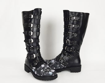 Goth boots | Etsy