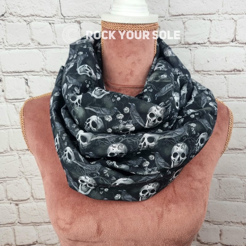 Skull Scarf - Etsy