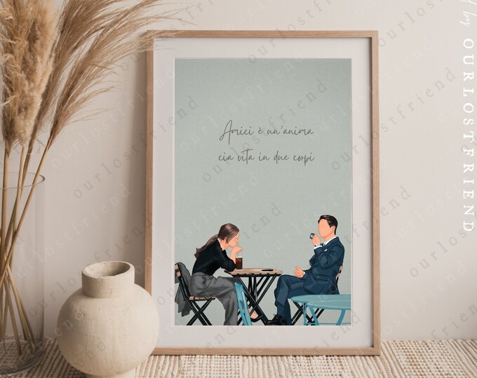 Vincenzo Coffee Date Kdrama Art Print Korean Drama 빈센조 Song | Etsy