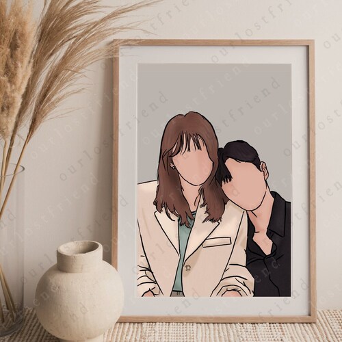 Vincenzo Coffee Date Kdrama Art Print Korean Drama 빈센조 Song - Etsy UK