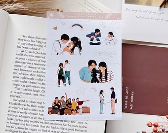 Lovely Runner Sticker Sheet Kdrama Korean Fanart Matte Vinyl Stickers ...