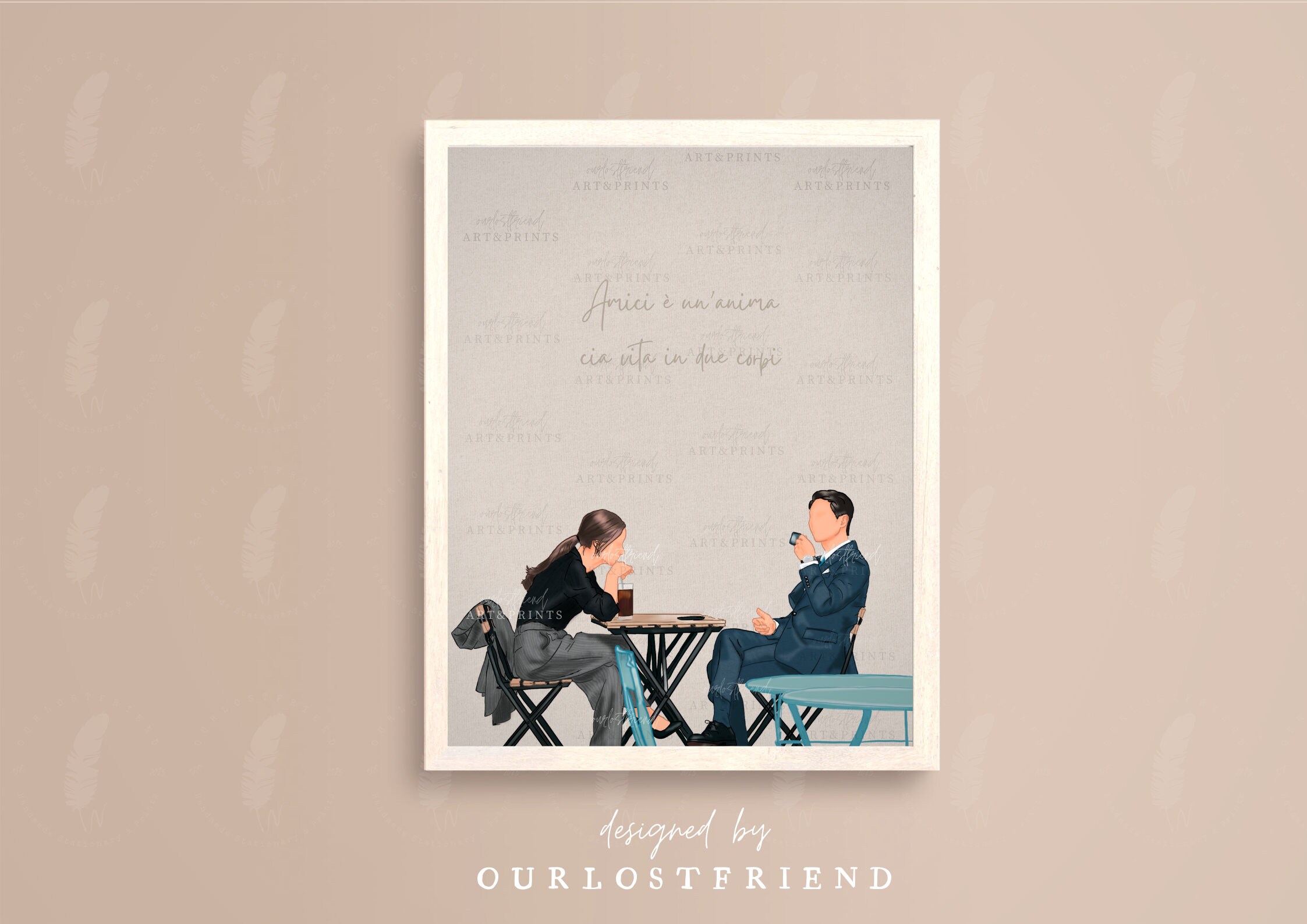 Vincenzo Coffee Date KDrama Art Print Korean Drama 빈센조 Song | Etsy