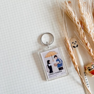 Lovely Runner Keychain [umbrella] - Kdrama Korean Fanart Art Acrylic 선재 ...