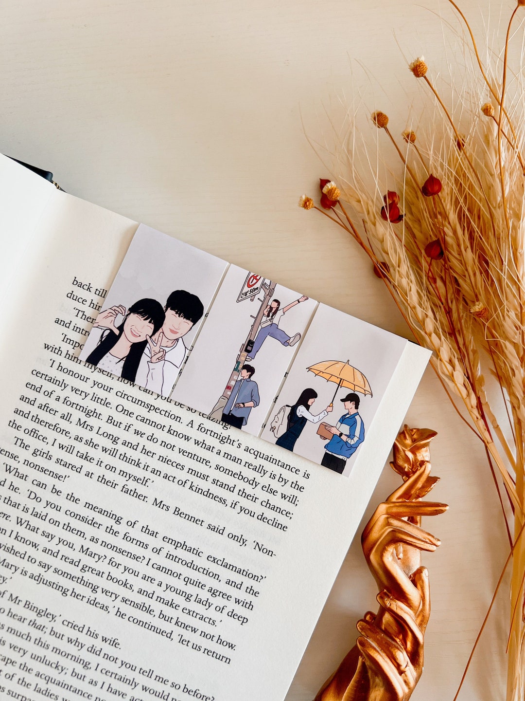 Lovely Runner Bookmark ~ Korean Drama Kdrama Kim Hyewoon Byeon Wooseok ...
