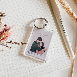 Lovely Runner Keychain cherry Blossom Kdrama Korean Fanart Art Acrylic ...