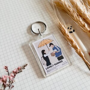 Lovely Runner Keychain [umbrella] - Kdrama Korean Fanart Art Acrylic 선재 ...