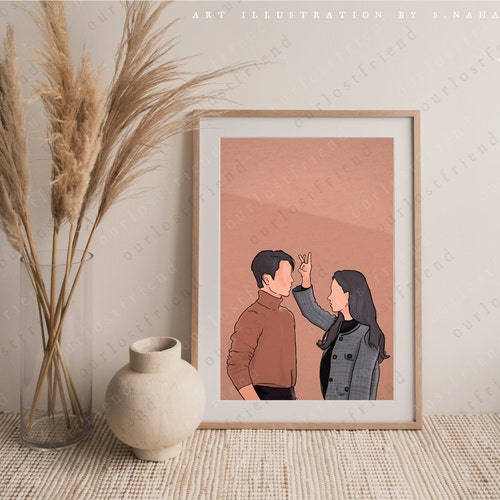Vincenzo Coffee Date Kdrama Art Print Korean Drama 빈센조 Song - Etsy