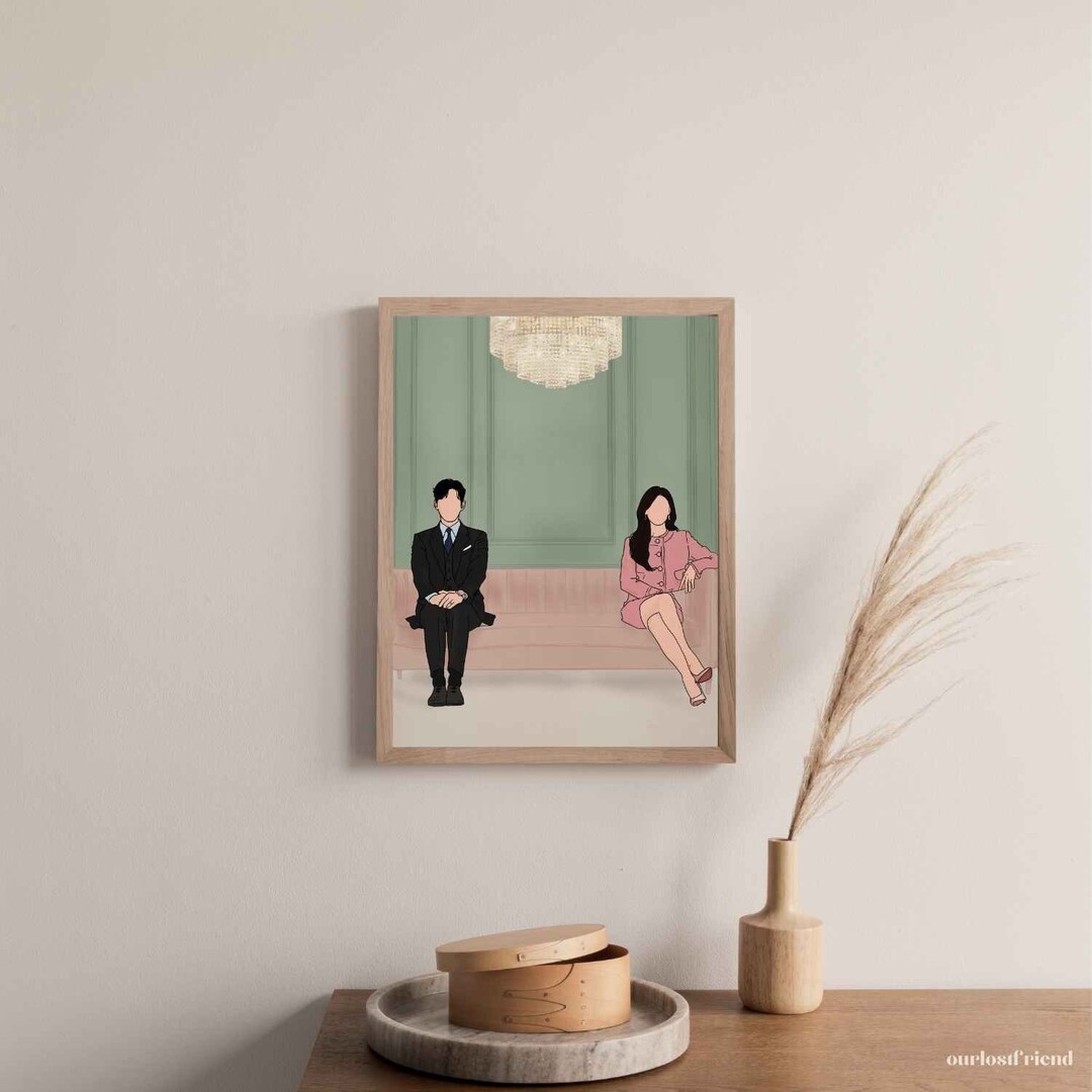 Queen of Tears Kdrama Korean Fanart 눈물의 여왕 Print - Etsy