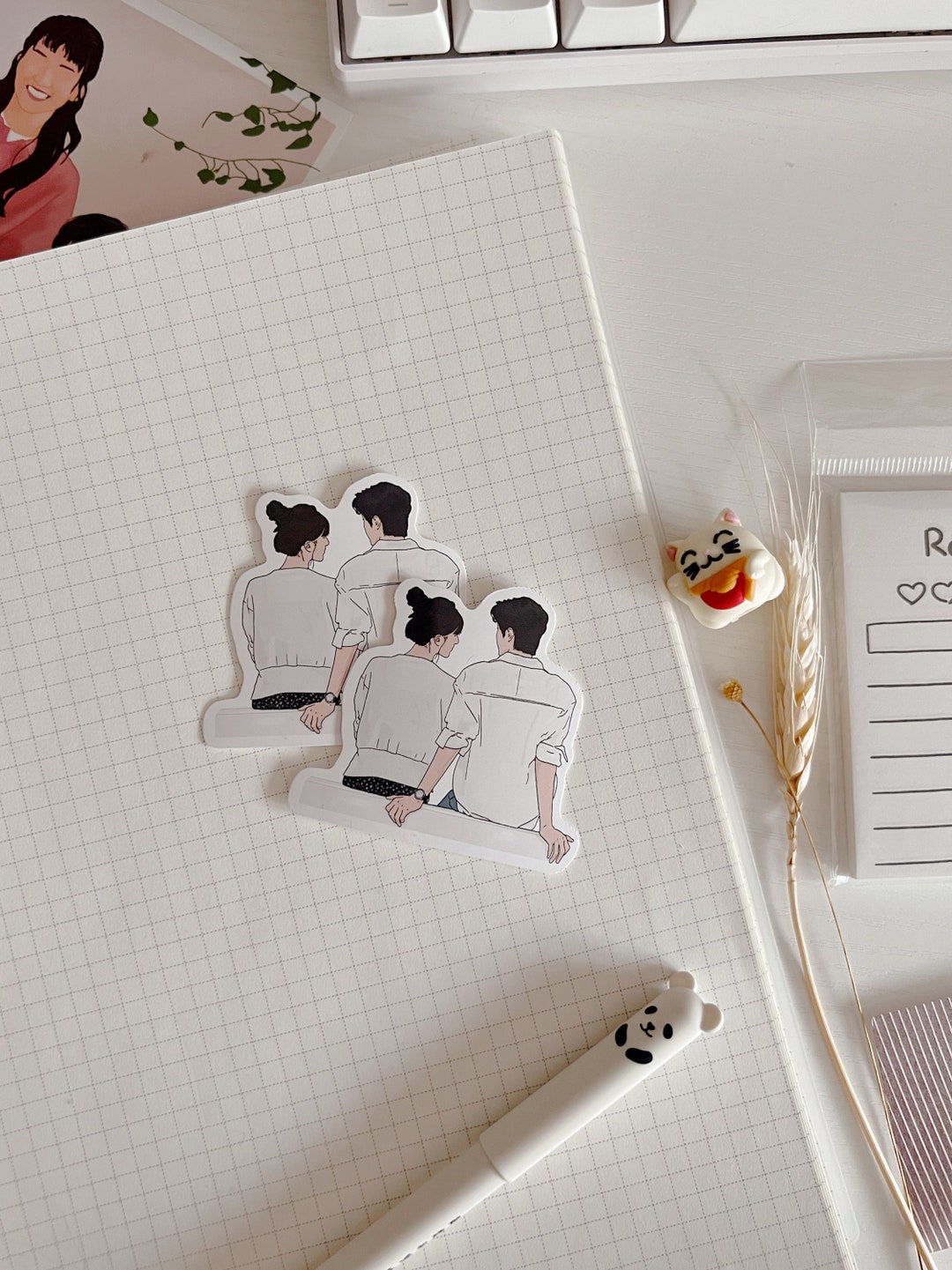 Hidden Love Sticker - Kdrama Korean Fanart Gloss Vinyl Sticker ...