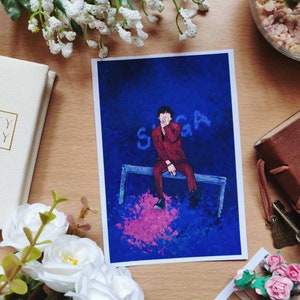 BTS Suga Trivia: Seesaw Print Photo Digital Art BTS Kpop 방탄소년단 - Etsy UK