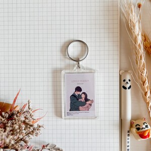 Lovely Runner Keychain cherry Blossom Kdrama Korean Fanart Art Acrylic ...